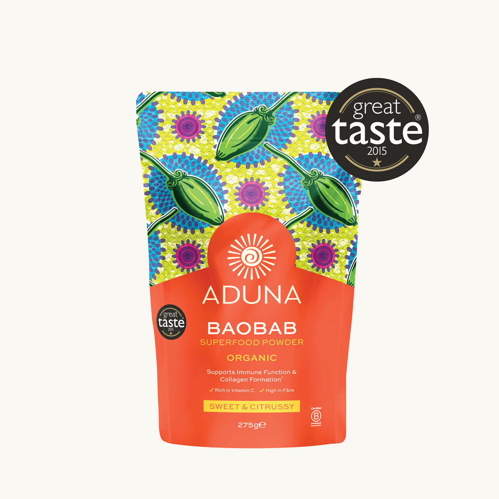 Award-Winning Organic Baobab Powder 275g by Aduna