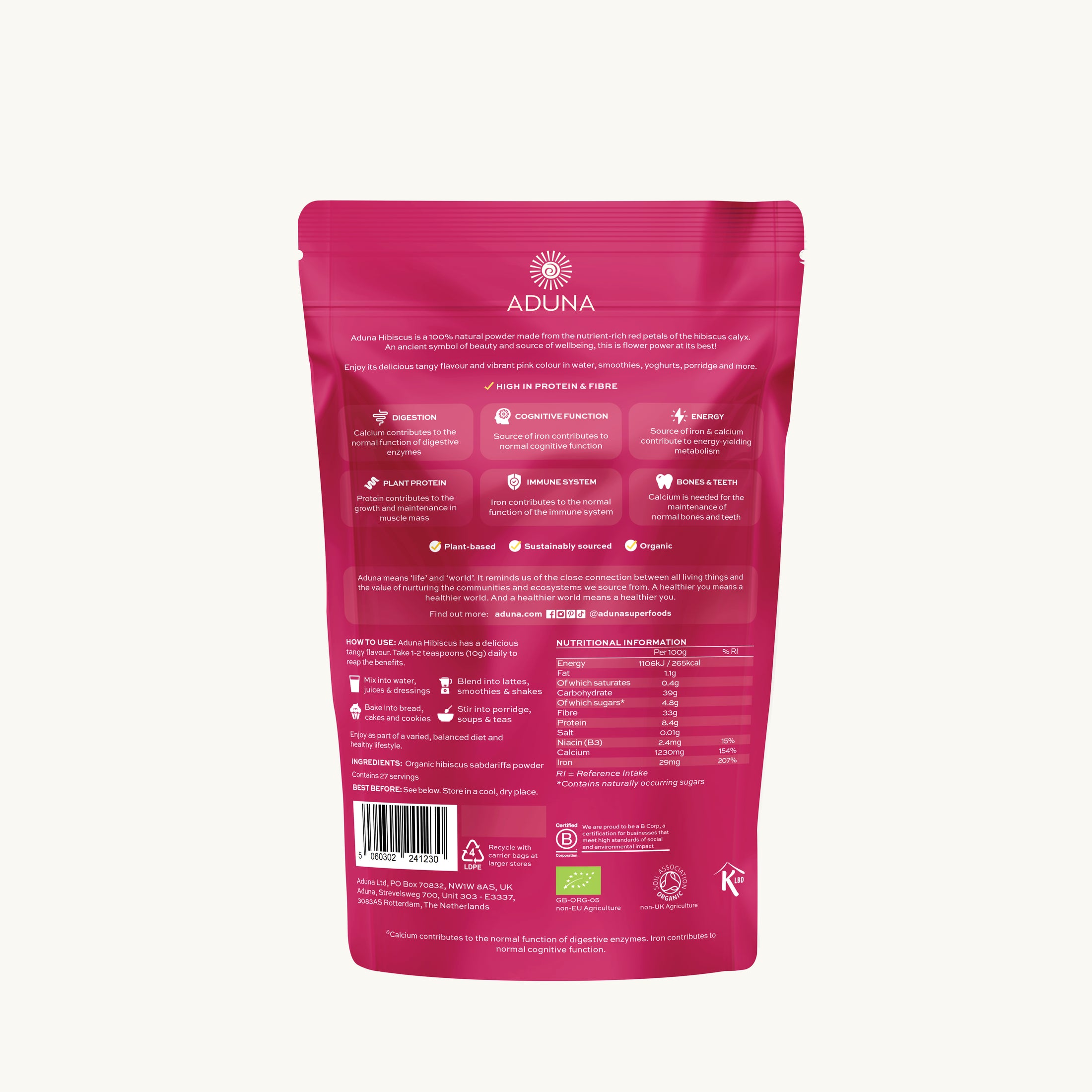 Hibiscus Powder – Aduna