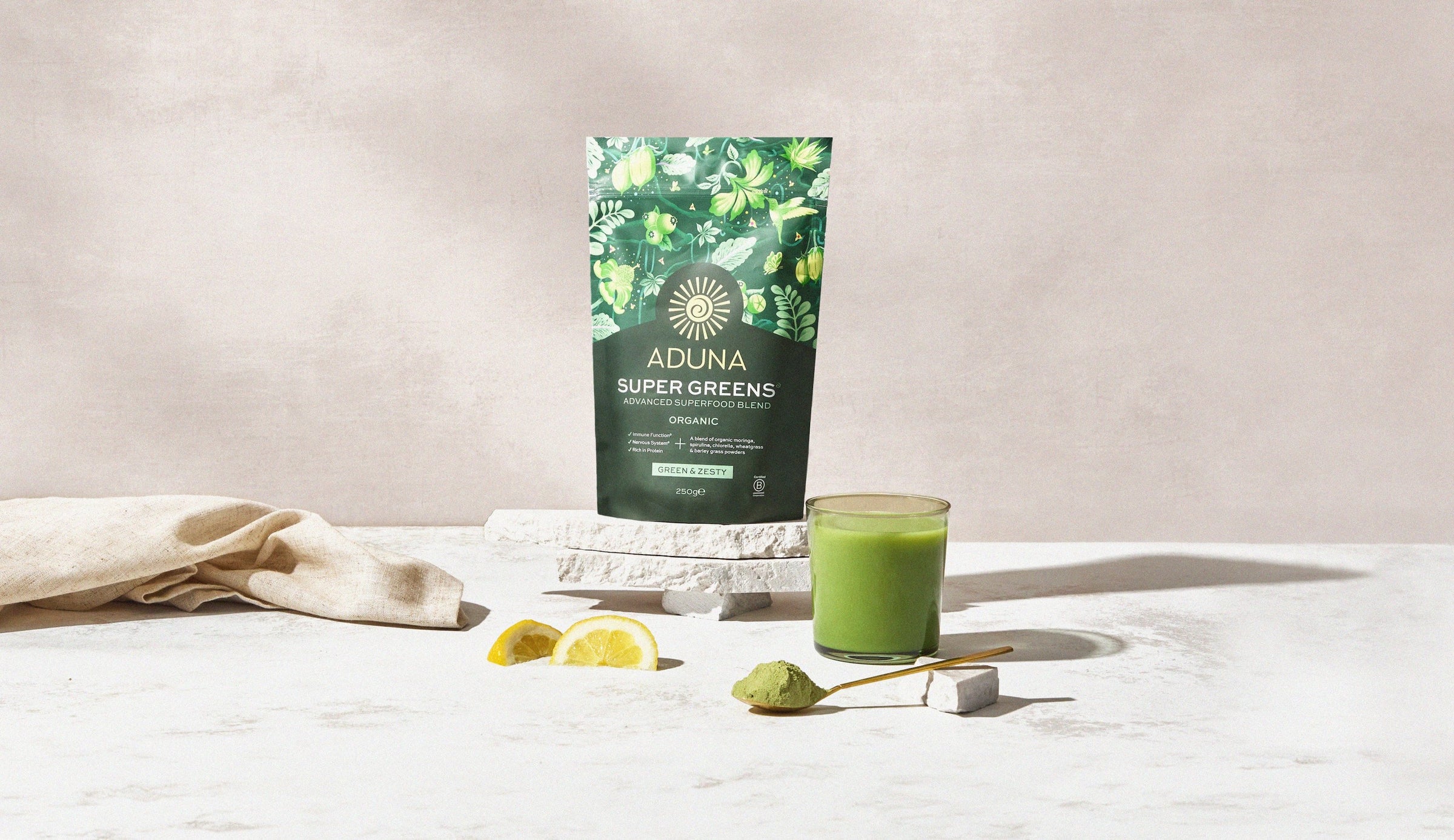 Aduna Superfoods – Moringa, Baobab, Cacao, Hibiscus & Fonio